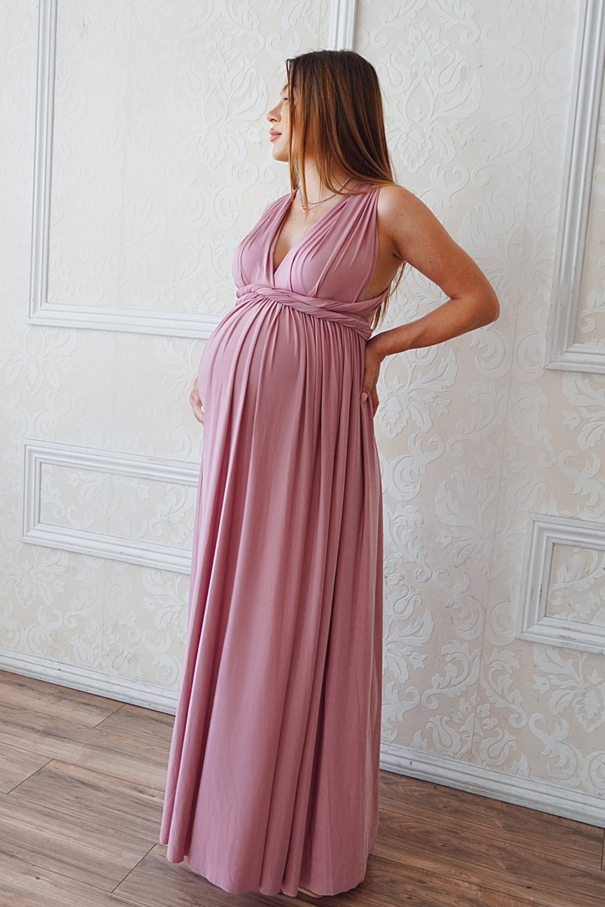Multi way maternity dress – Chic Bump Club